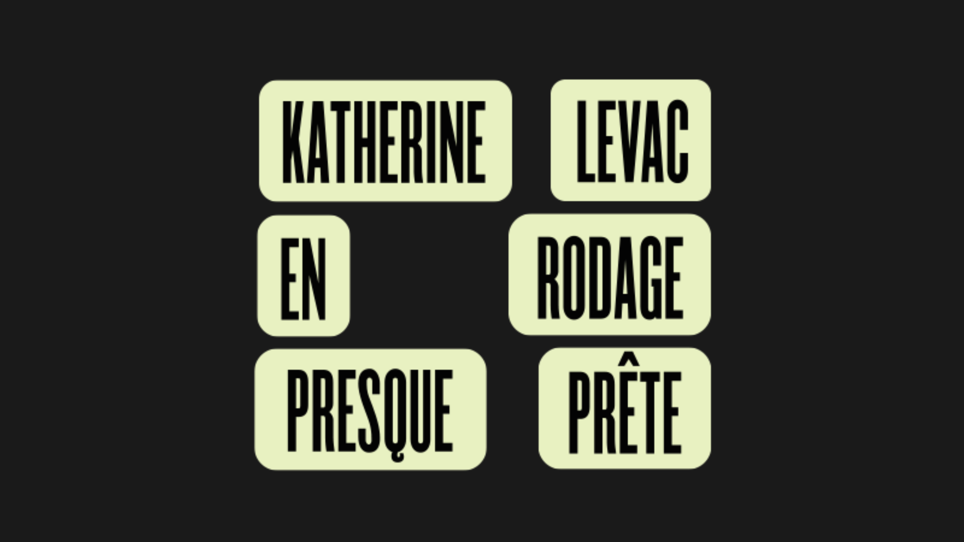 Katherine Levac - Programmation | Théâtre Petit Champlain